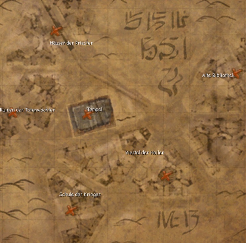 Karte der Tempelschlüssel – Gothic Almanach